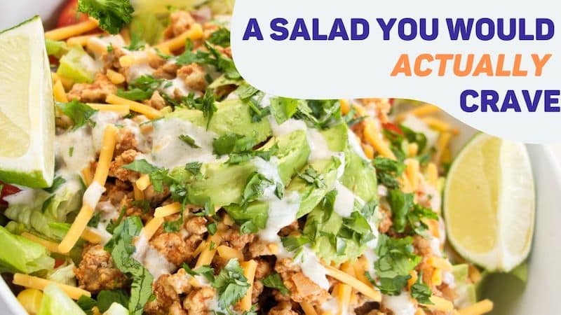 Taco Salad Bowl: Easy PCOS-Friendly Dinner